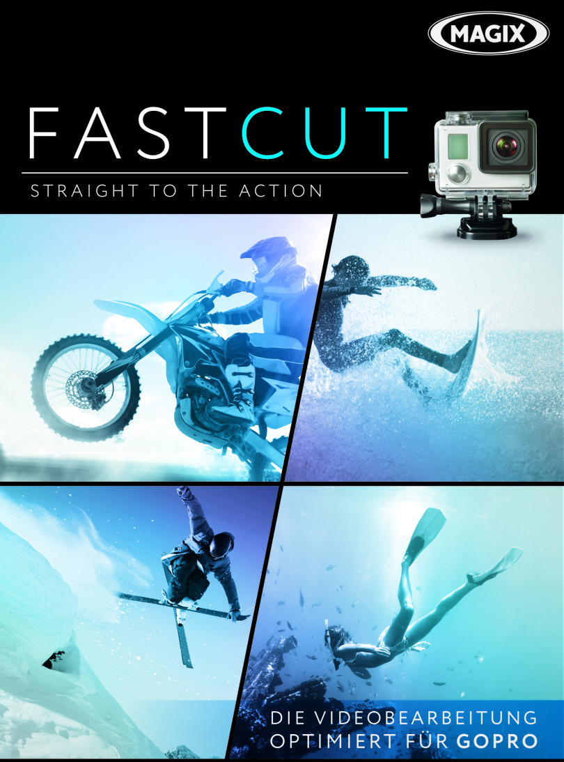 Magix Fastcut - Actiongeladene Videos in wenigen Minuten erstellen.